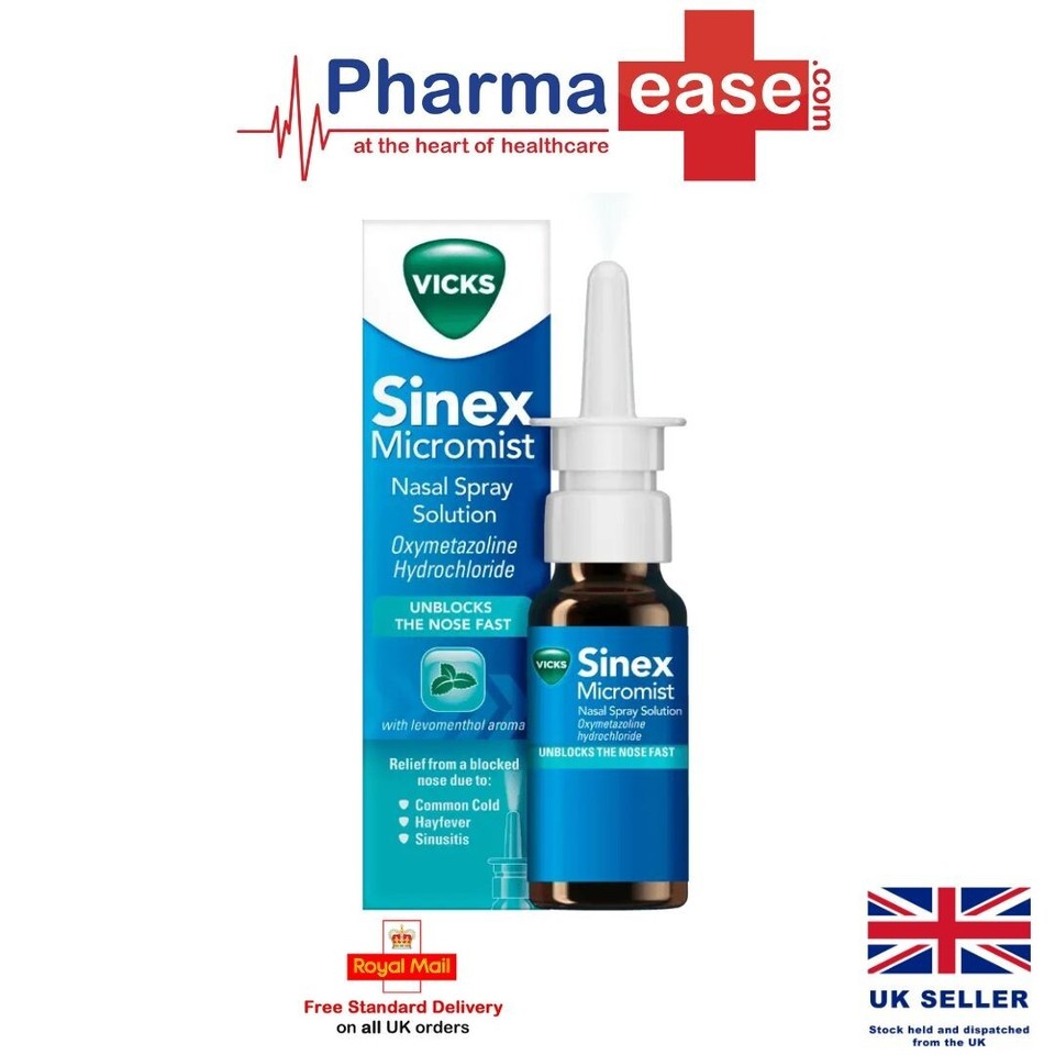 Vicks Sinex Micromist Aqueous Nasal Spray Solution 15ml - | eBay