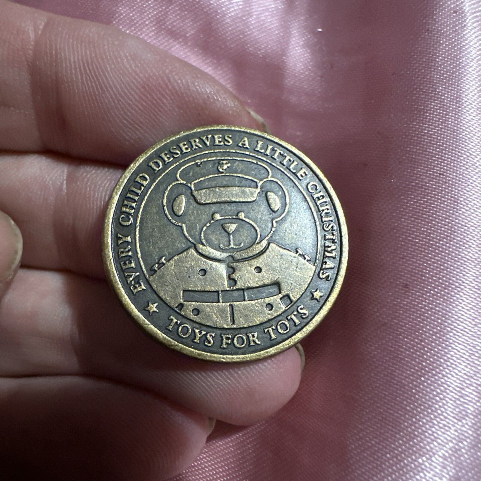 US Marine Corps USMC Toys For Tots Coin Medal Semper Fidelis ...