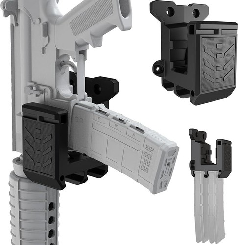 Gun Wall Mount for 223/5.56 Rifle + Magazine,Vertical and Horizontal ...
