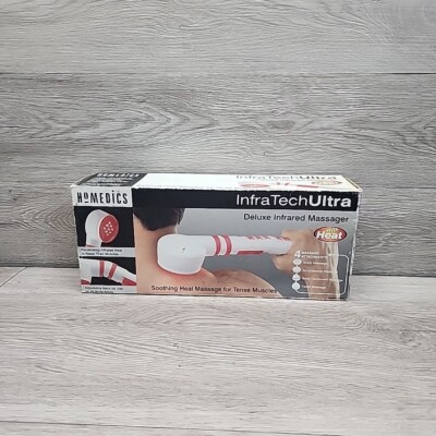 Homedics Infra-tech Ultra Deluxe Infrared Handheld Wand Massager QB-60 ...