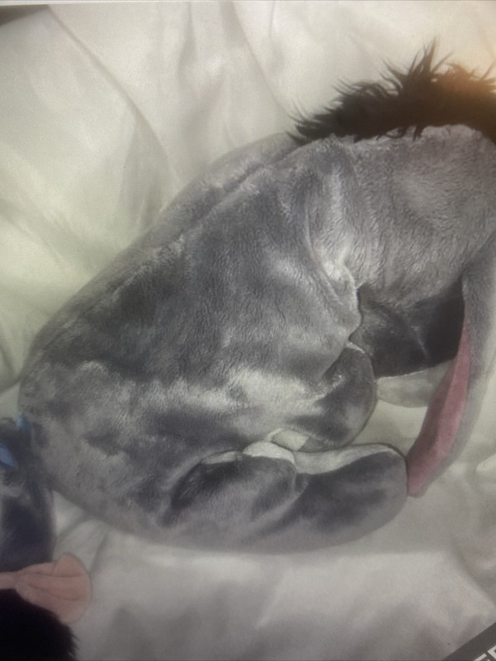 Disney Store Eeyore 14” Plush With Detachable Tail | eBay