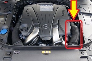 NEW GENUINE MERCEDES BENZ MB S CLASS W222 S500 AIR INTAKE HOSE LEFT N/S ...