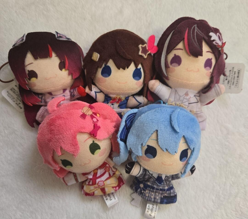 Hololive Finger Puppet Plush Mascot set of 5 FuRyu Limited 2024 from ...