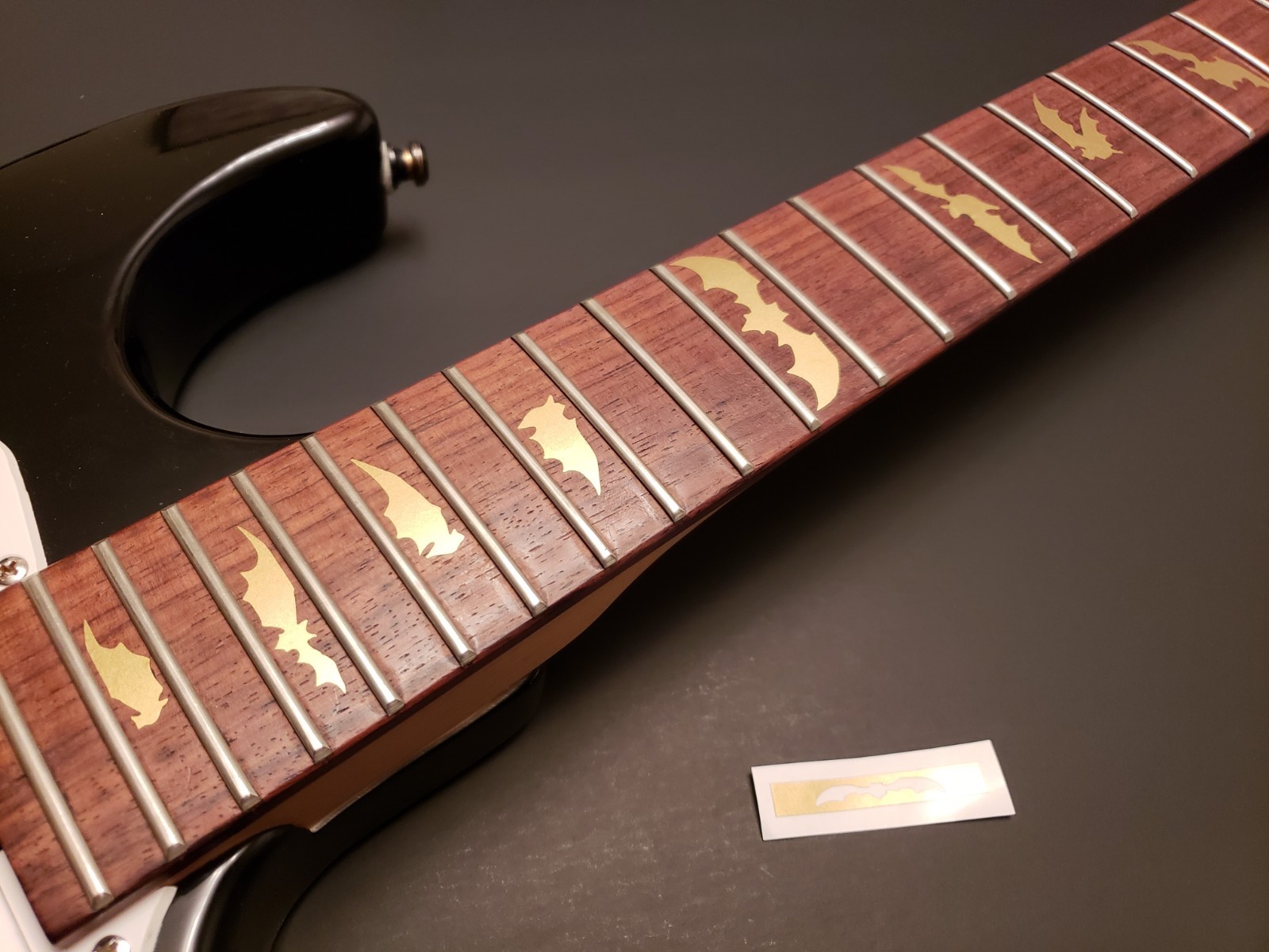 Bats Design Fretboard Markers Vinyl Decals Inlays for Any Guitar 30 ...