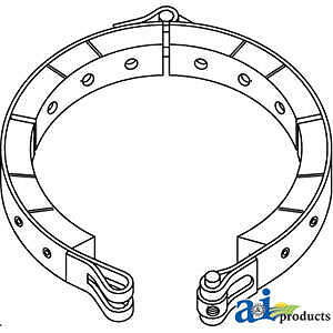 Brake Band AT176621 fits John Deere 401B 401C 401D 410 410B 410C 410D ...