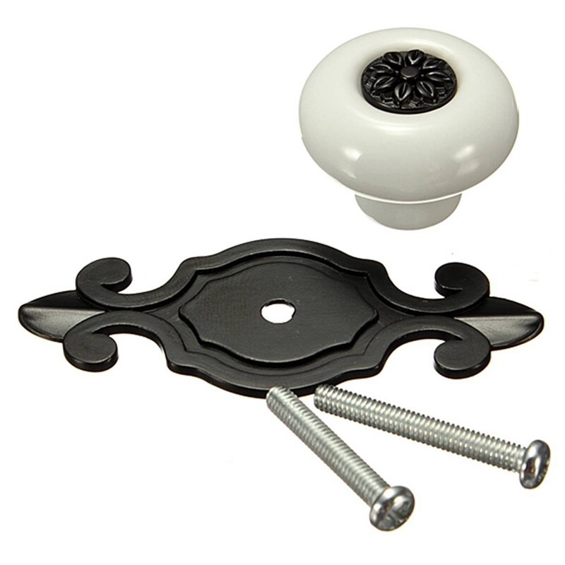 Vintage Ceramic Door Knobs Drawer Cabinet Cupboard Wardrobe Pull Handle3322 | eBay