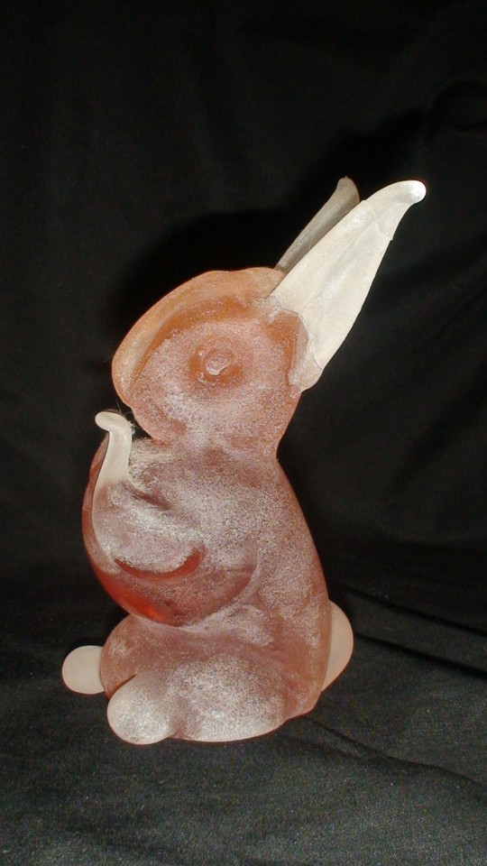 MURANO GINO CENEDESE VETRI FROSTED RABBIT - NEEDS RESTORATION | eBay