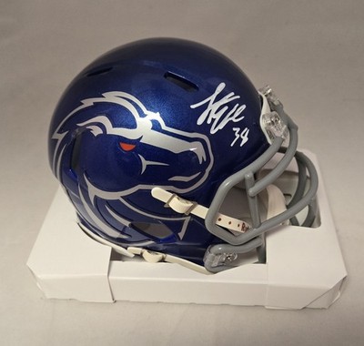 Leighton Vander Esch Signed Boise State Broncos Mini Helmet Fanatics ...
