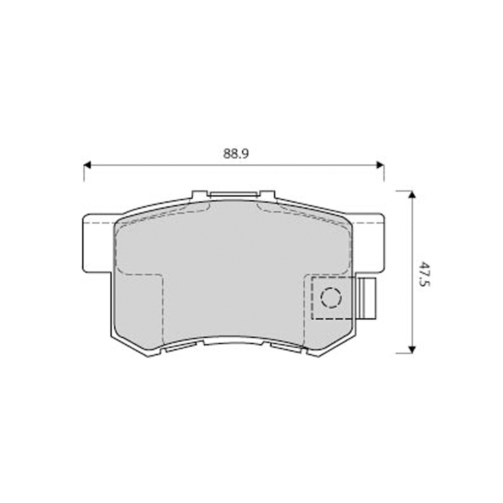 REAR BRAKE PAD FITTING KIT ANTI-RATTLE SHIMS FITS: HONDA FRV FR-V 04-06 ...