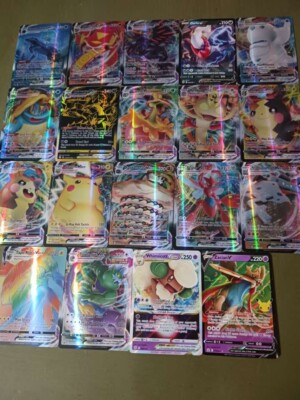 Brand new pokemon cards lot sold in bundle right out of package vmax ...