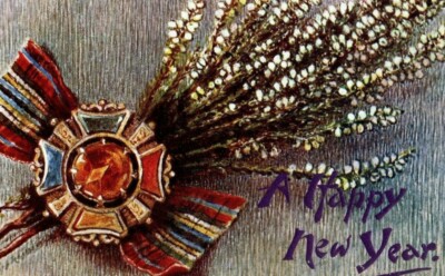 1907 New Year Postcard Tuck's Scottish Robbie Burns Heather Oilette PC ...