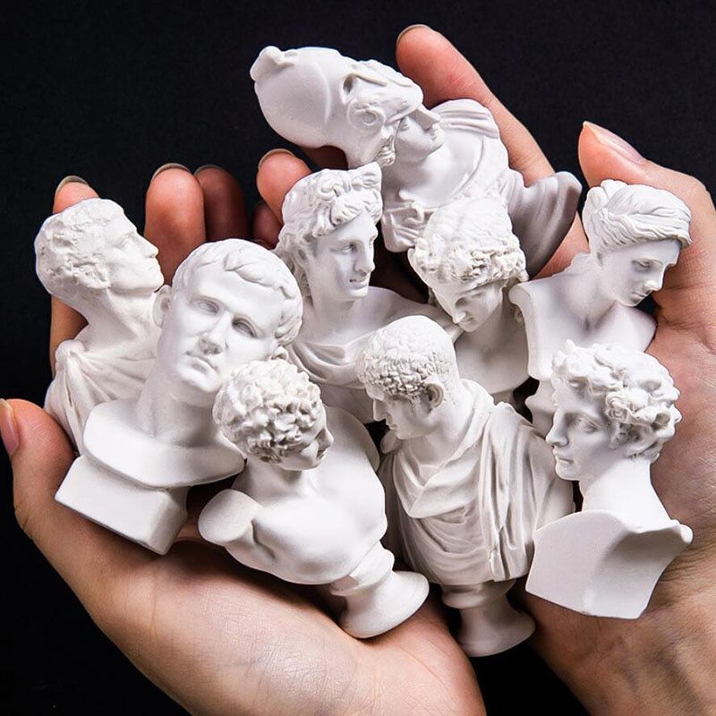 1:6 miniature Greek Mythology plaster bust Figurine Sculpture Statue ...