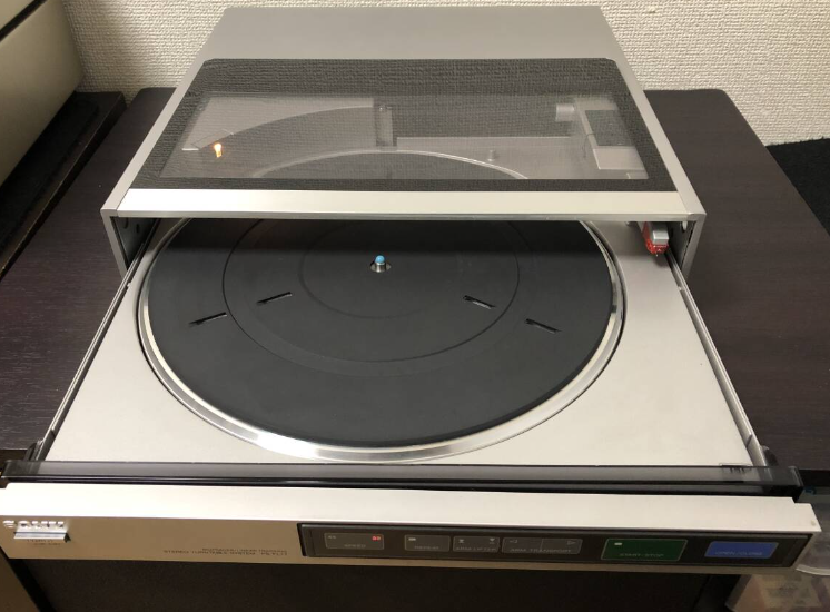 SONY PS-FL77 Stereo Turntable Record Player Vintage Silver USED(Working ...