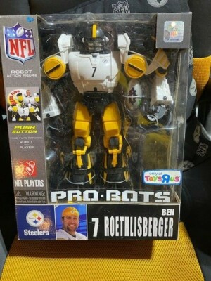 NFL Pro-Bots Pittsburgh Steelers #7 Ben Roethlisberger Robot Action ...