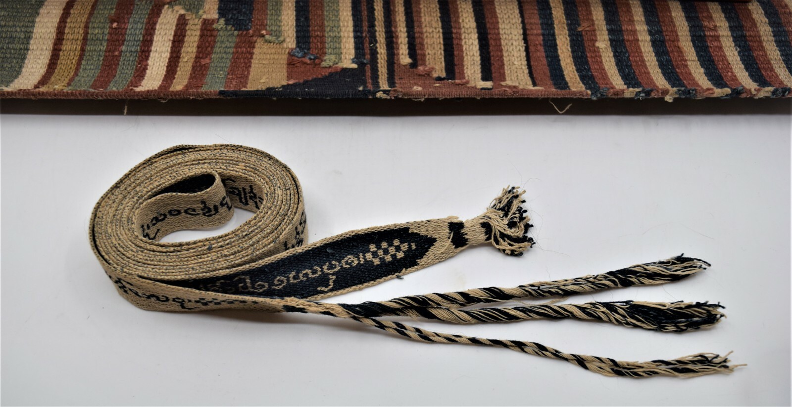 Antique Buddhist Burmese Sutra Sarseyko Palm Leaf Paper Manuscript ...