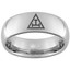 Tungsten Masonic rings ebay. Royal Arch Freemasons Solo Triple Tau ...
