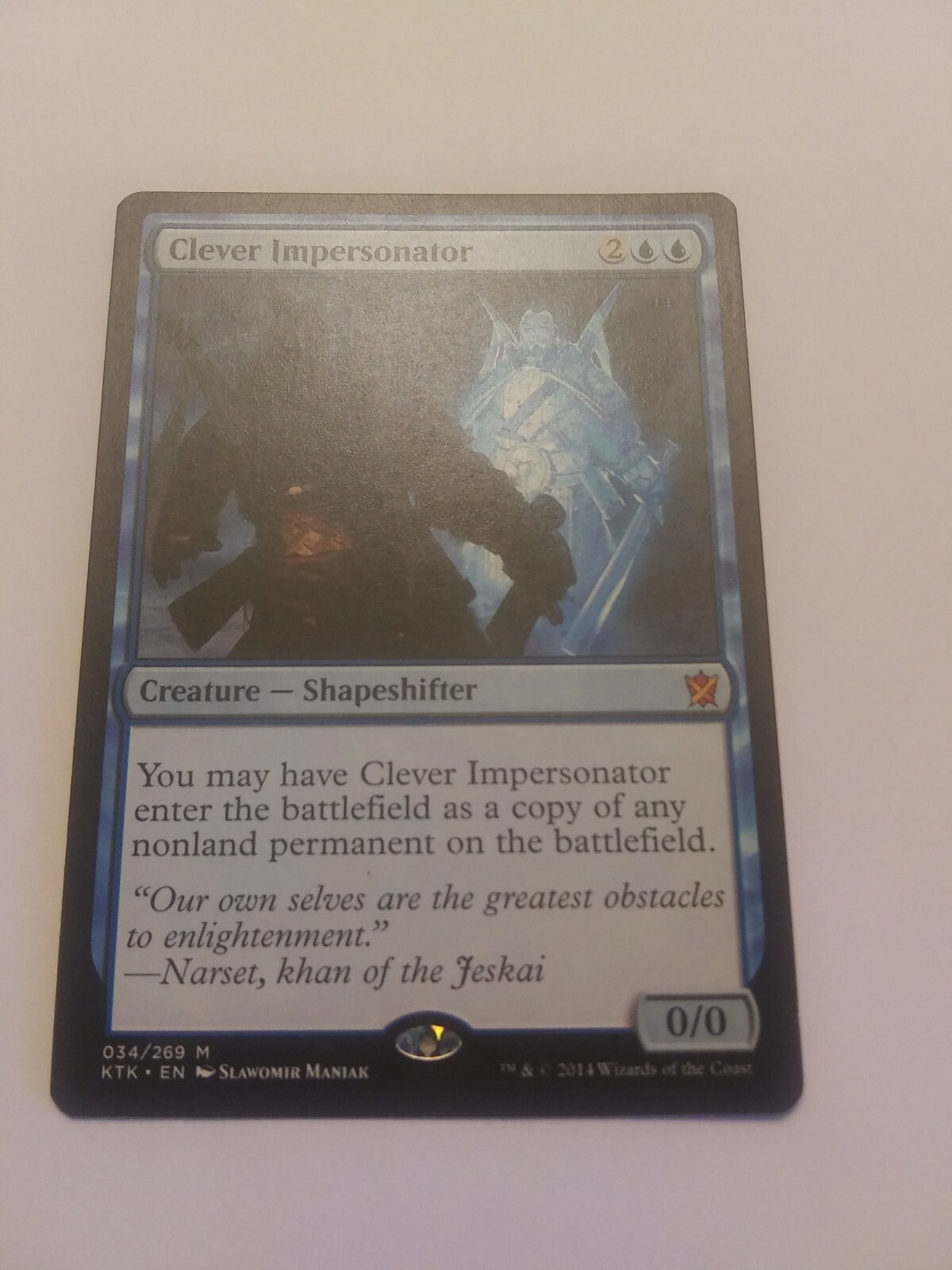 1x Clever Impersonator - LP - Khans of Tarkir - MTG | eBay