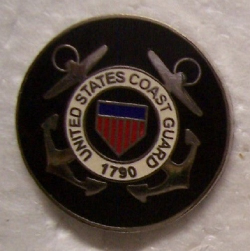 Hat Pin Military USCG U S Coast Guard Emblem NEW Lapel Pin Push Pin ...