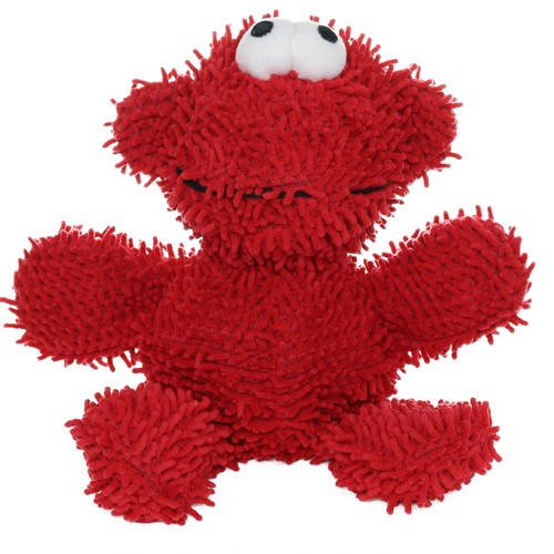 Mighty Microfiber Ball Medium Monster Red Durable Plush Squeaky Dog Toy | eBay