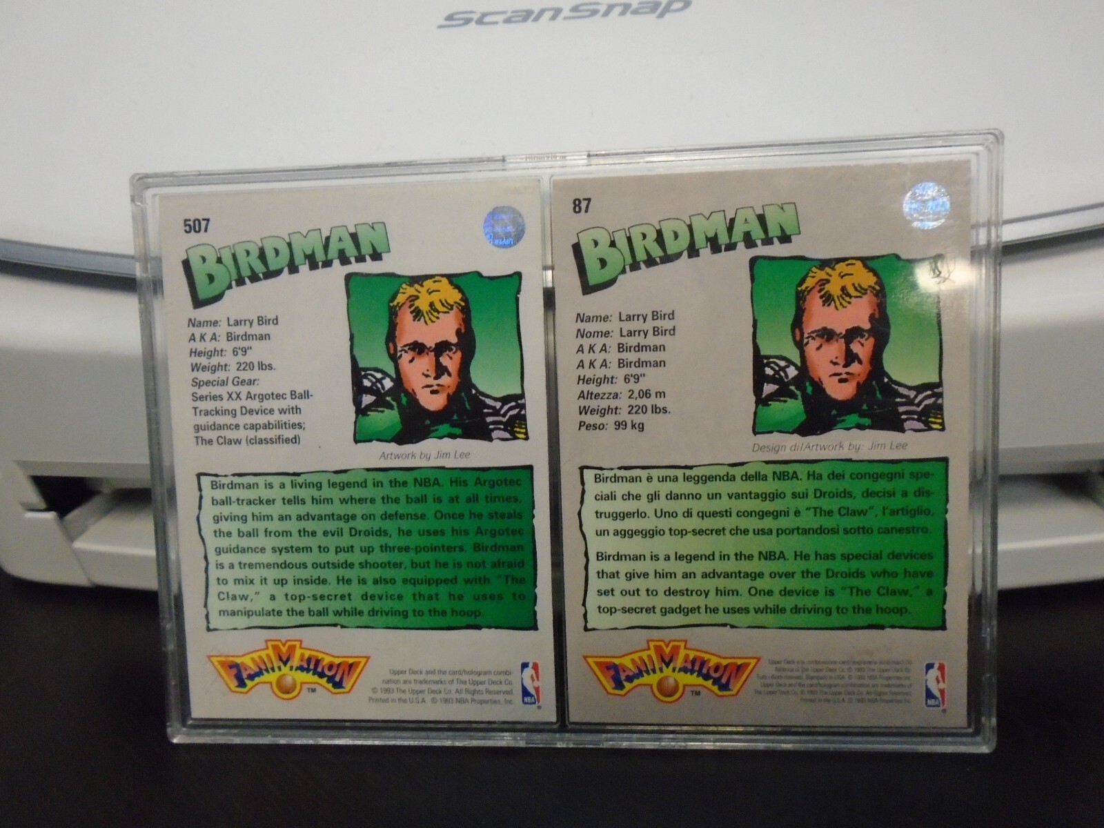 1993 Upper Deck Fanimation “Birdman” Larry Bird #507 / #87 | eBay