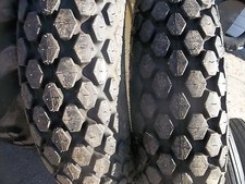 2 13.6X28 TRACTOR FARM TIRES + INNERTUBES 8 PLY 13.6 28 R1 TREAD 13.6 ...