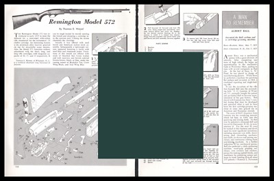 REMINGTON 572 Slide Action Rifle Schematic Parts List Assembly Article ...
