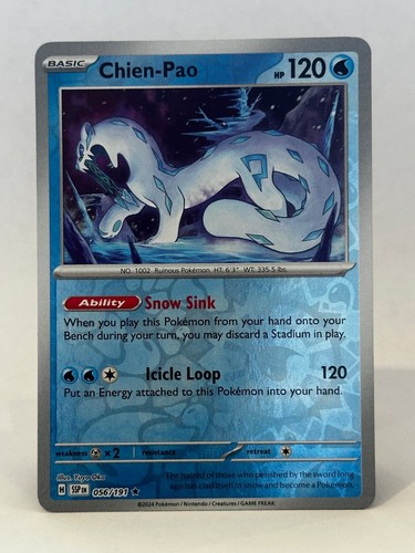 Chien-Pao 056/191 Reverse Holo - Pokemon TCG Surging Sparks - Near Mint ...