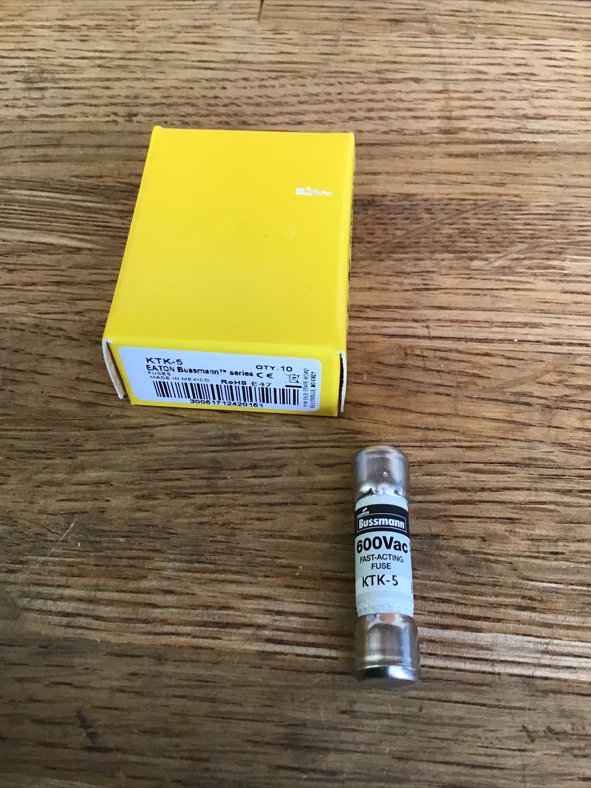 Lot Of 1 Bussmann Limitron KTK-5 Amp Fuse 600 Volts | eBay