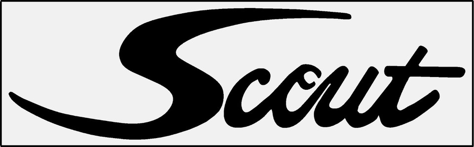 SCOUT BOAT EMBLEM - Custom Made to Order 18 Ga. 304 S/S Brushed Finish ...