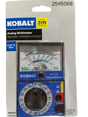 KOBALT MF-133 Analog Multimeter CAT II 500V - 2545068 Gift | eBay