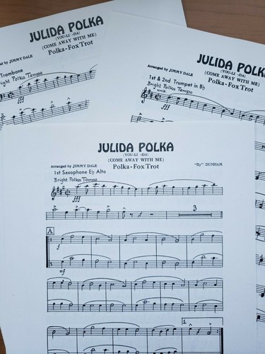 JULIDA POLKA "Little" big band combo jazz arrangement chart | eBay