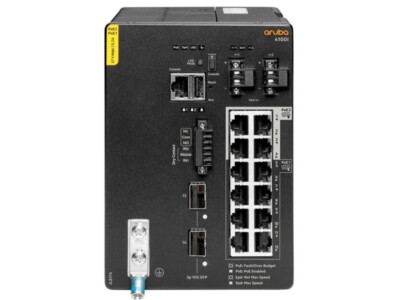 JL817A HPE Aruba CX 4100i 12G CL4/6 POE 2SFP+ DIN Ethernet Switch | eBay