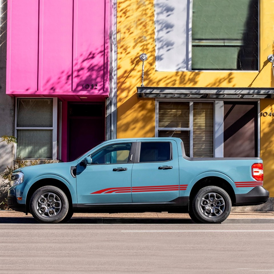 Triple Stripes for Ford Maverick Graphics design vinyl XL XLT Lariat ...