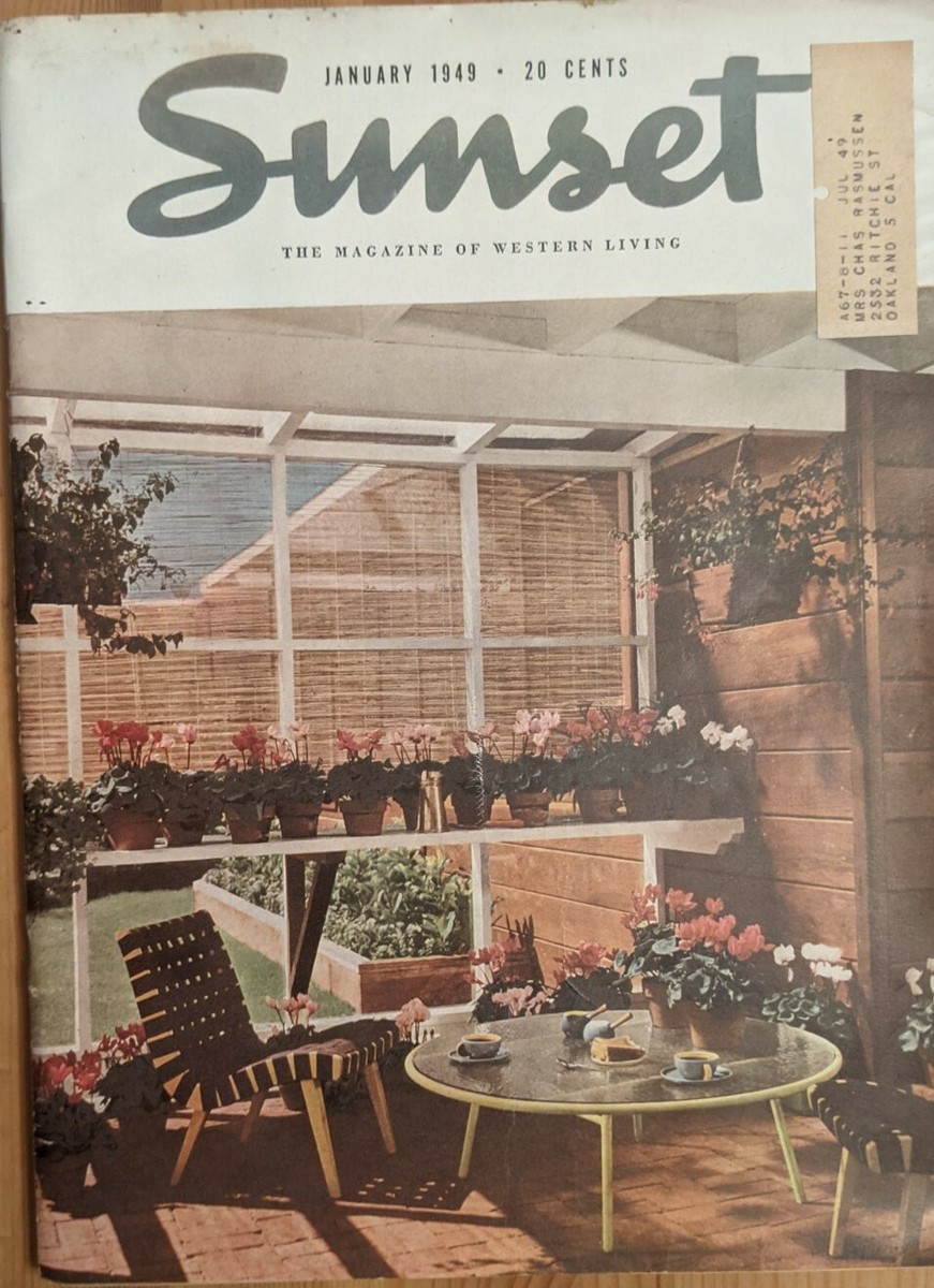 Old Photos From Sunset Magazine Sunset Magazine Large Paper Poster,