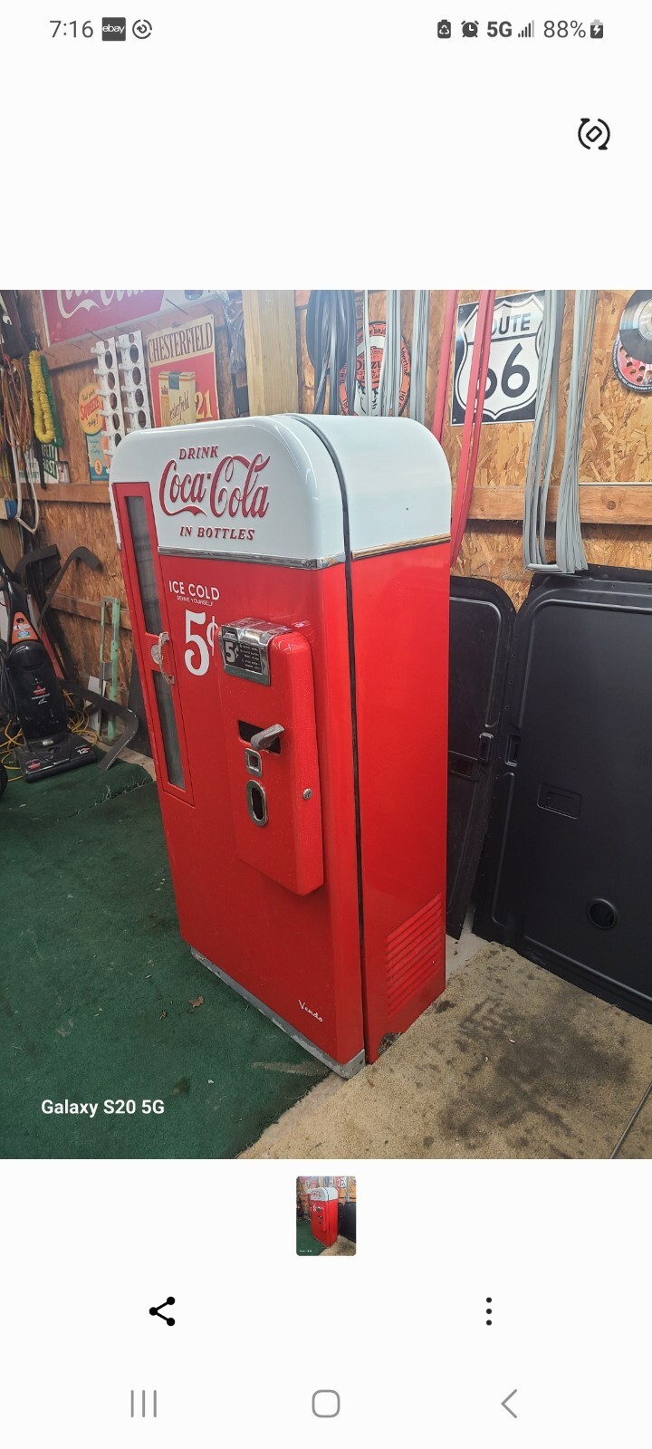 RIP OFF! Vendo 81b Coke Coca Cola Machine Beautiful V81 RIP OFF! | eBay