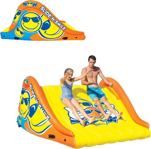 WOW Sports - Sports Slide N Smile - Inflatable Floating Giant Water ...