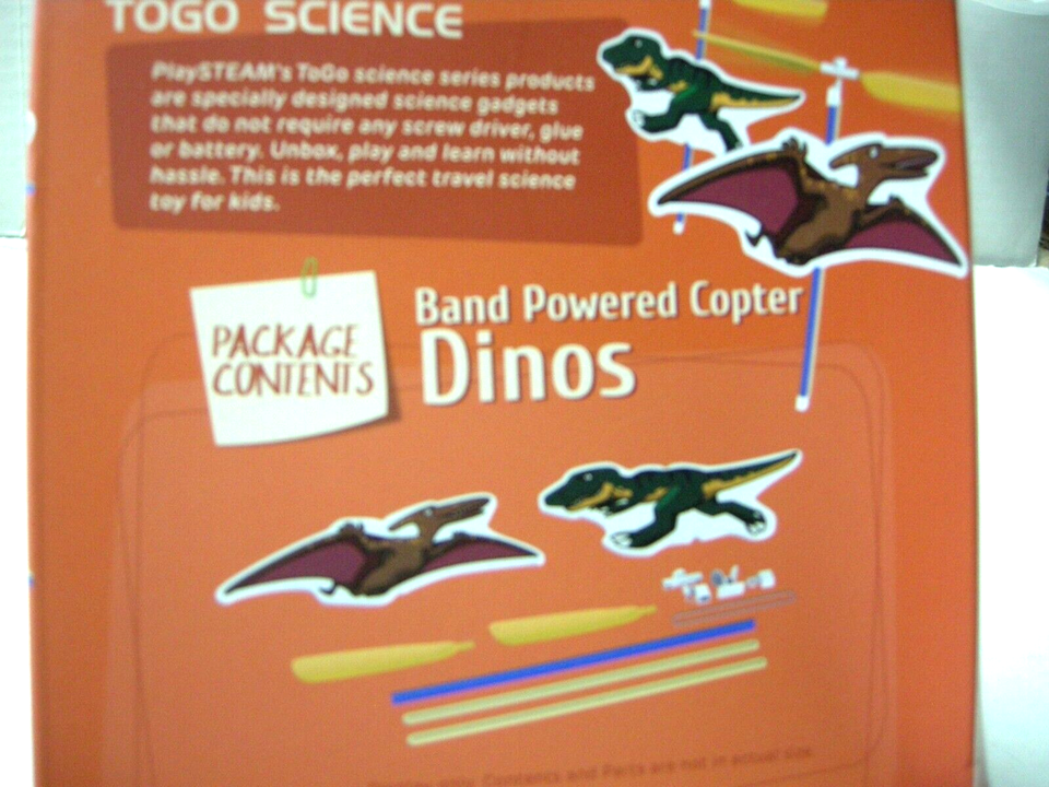 Play Steam To Go Science Band Powered Dino Copter, Ages 8+, Brand New ...