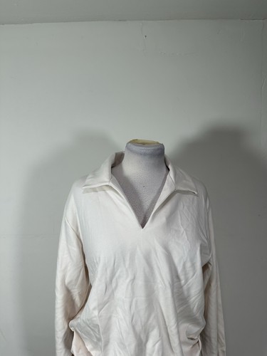 Ayr Women’s Ivory Color Long Sleeve Sweatshirt Size M | eBay