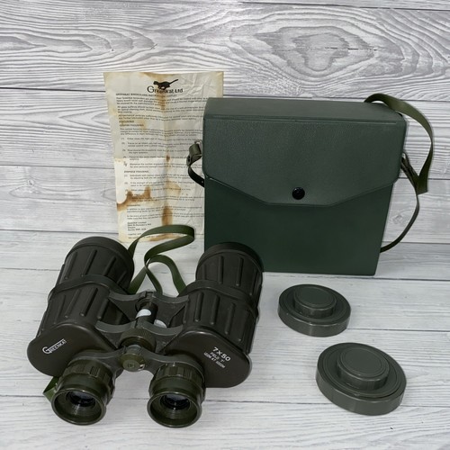 Greenkat 7x50 Military Binoculars Field 7o 122m At 1000m & Case PK ...