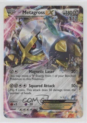 Metagross EX Pokémon XY Black Star Promo #XY34 4m3 | eBay