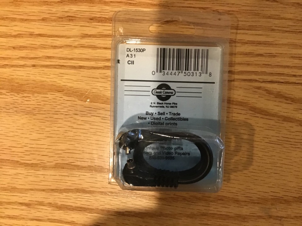 Classic Camera PC Male To PC Female Flash Lead 1ft | eBay