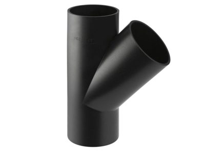 Geberit 45-DEGREE HDPE Y-BRANCH JUNCTION Black-200x110mm, 200x125mm Or ...