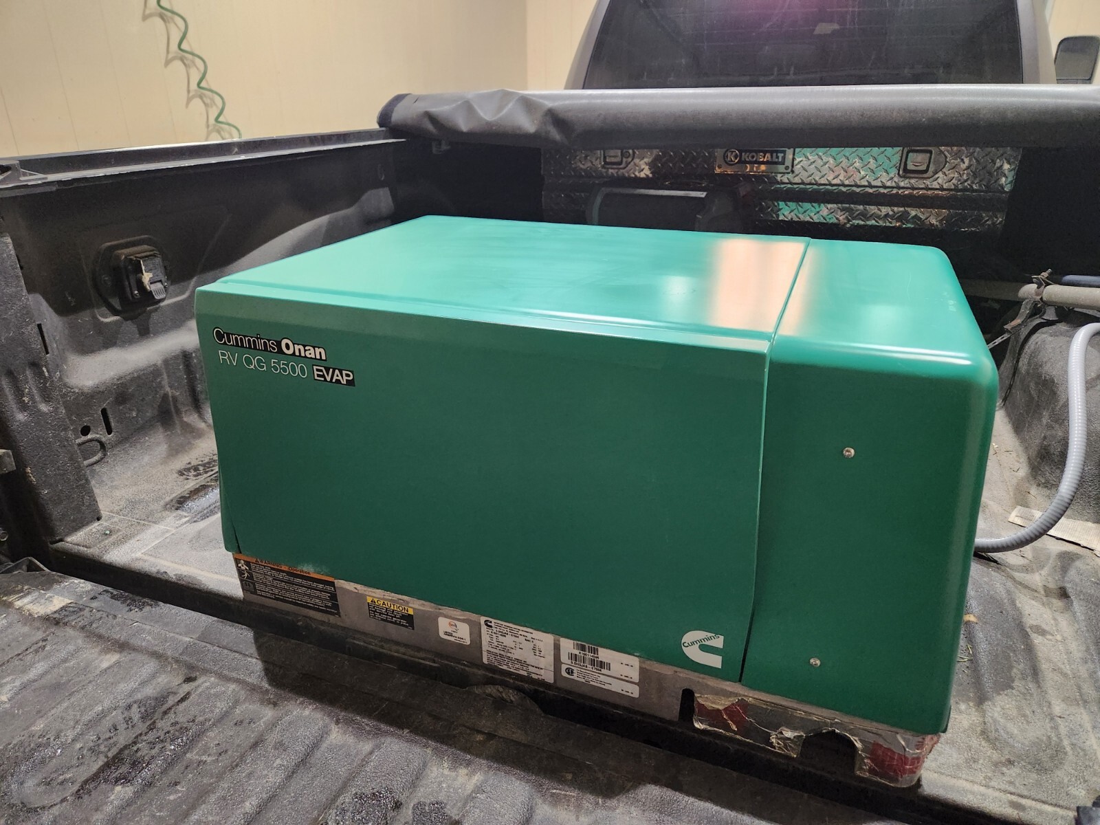 Cummins Onan RV QG 5500 generator RV MODEL: 5.5HGJAB-6755k 2016 Model ...