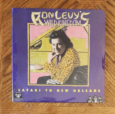 RON LEVY / SAFARI TO NEW ORLEANS ~ 1988 Black Top Album w Ronnie Earl ...