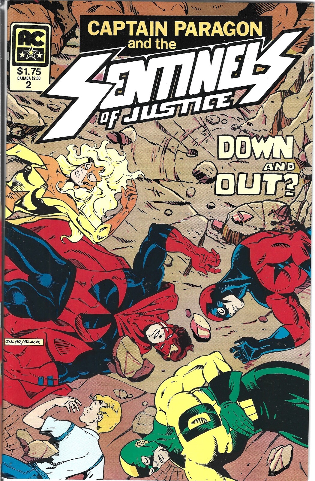 CAPTAIN PARAGON AND THE SENTINELS OF JUSTICE #2 (NM) COPPER AGE AC ...