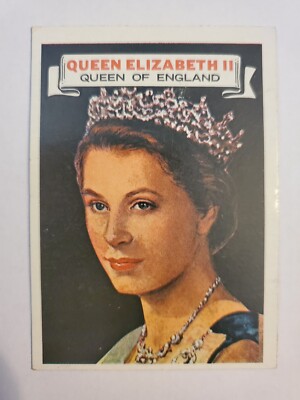 1967 Topps #31 Queen Elizabeth II Queen of England Who Am I? Trading ...