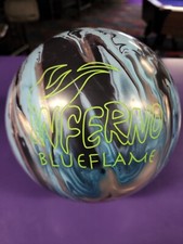15lb Brunswick Inferno Blue Flame Limited Edition Bowling Ball for sale ...