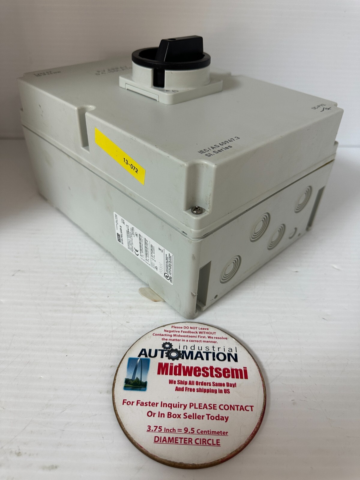 IMO SI16-PEL64R-6 / SI16PEL64R6 PV ARRAY D.C ISOLATOR 9.5 X 7 X 4.75 ID ...