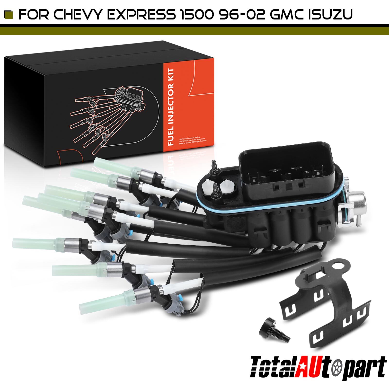 Multi-Port Spider Vortec Fuel Injector For Chevy GMC Pickup Truck 5.0 5 ...