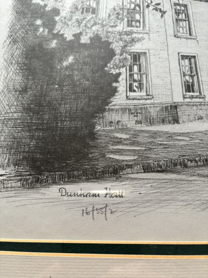 Basil D Morrison Large Limited Edition Signed Framed Lithograph Dunham ...